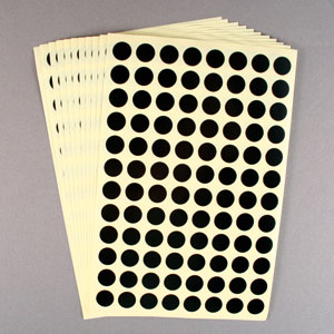 國軍福利站網路商店. 華麗牌圓點標籤WL-2030K/黑/9mm/1056張/包